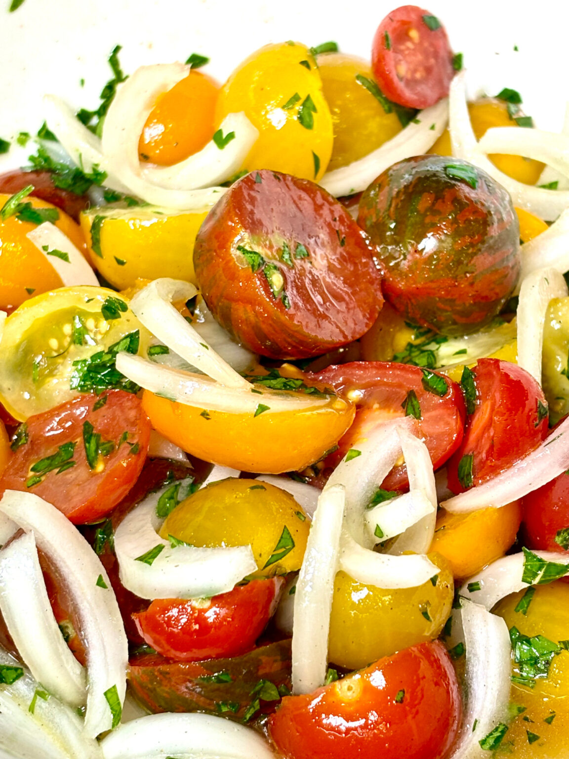 Tomato Onion Salad - Wife With The Knife